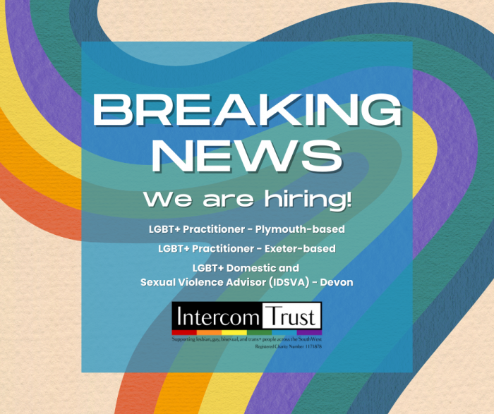 Job Openings across Devon - (Posts Closed) - Intercom Trust