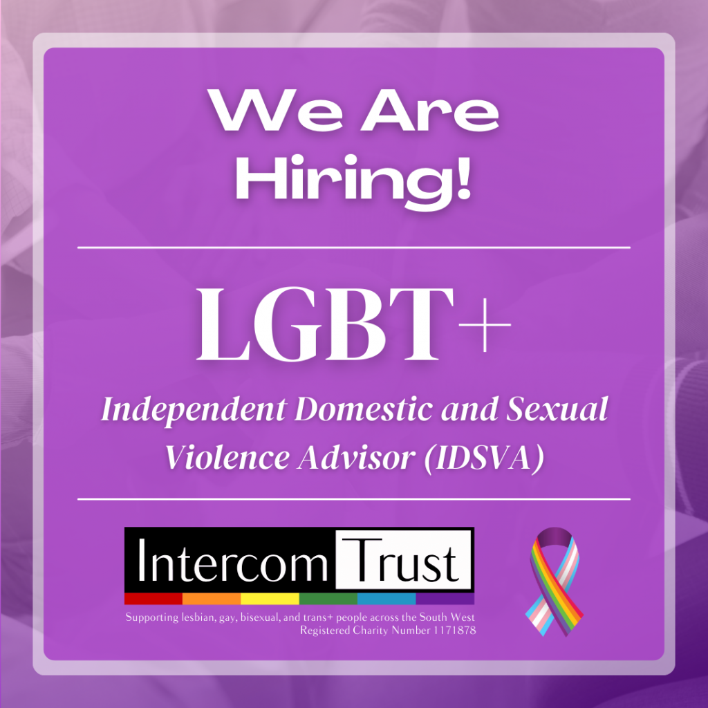 Job Opening - LGBT+ Independent Domestic and Sexual Violence Advisor (IDSVA) - Devon-based (Post ...