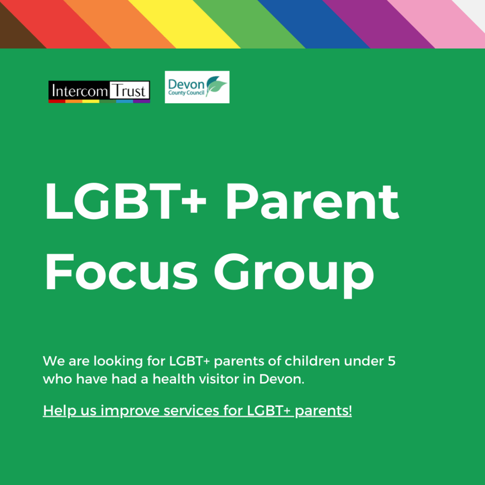 LGBT+ Parent Focus Group - Intercom Trust