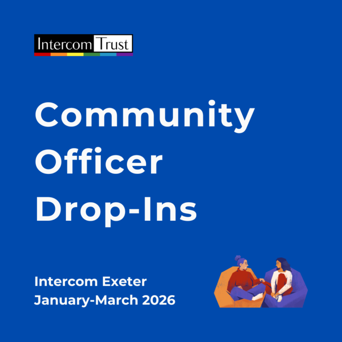 Community Officer Drop-Ins – Exeter - January-March 2026 - Intercom Trust